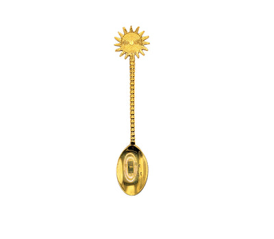 Golden Ray Sun Spoon - Teaspoon – Goddess Provisions